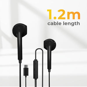 JC SyncRhythm-C Type-C Wired Earphones with Super Extra Bass, 10mm Dri