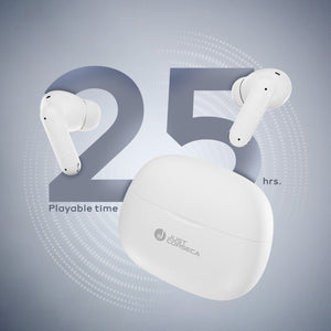 JC Skye True Wireless Earbuds – Bluetooth 5.3, 10 mm Drivers, 30 h Playtime