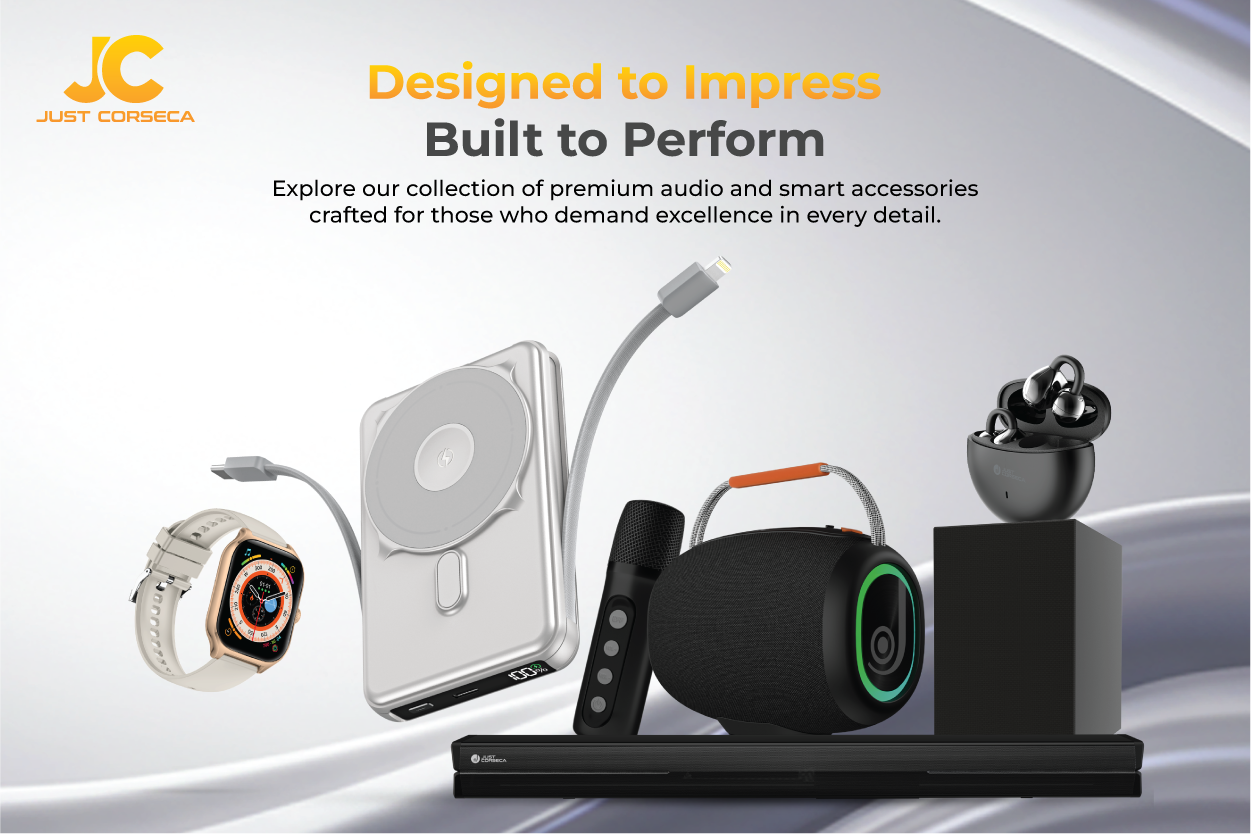 JUST CORSECA – Fast Charging Cables, Audio, Mobile & Laptop Accessorie