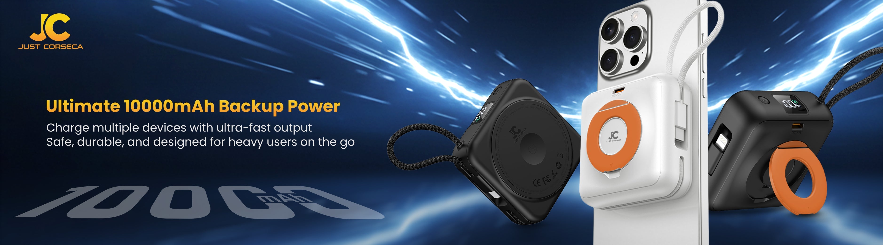 JUST CORSECA – Fast Charging Cables, Audio, Mobile & Laptop Accessorie